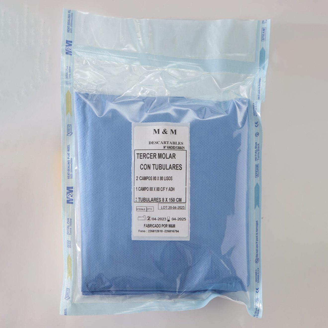 PACK TERCER MOLAR CON TUBULAR - MyM Descartables